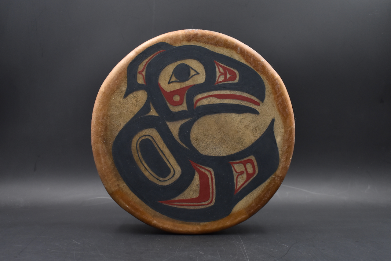 8" Raven Drum – Mt Juneau Trading Post