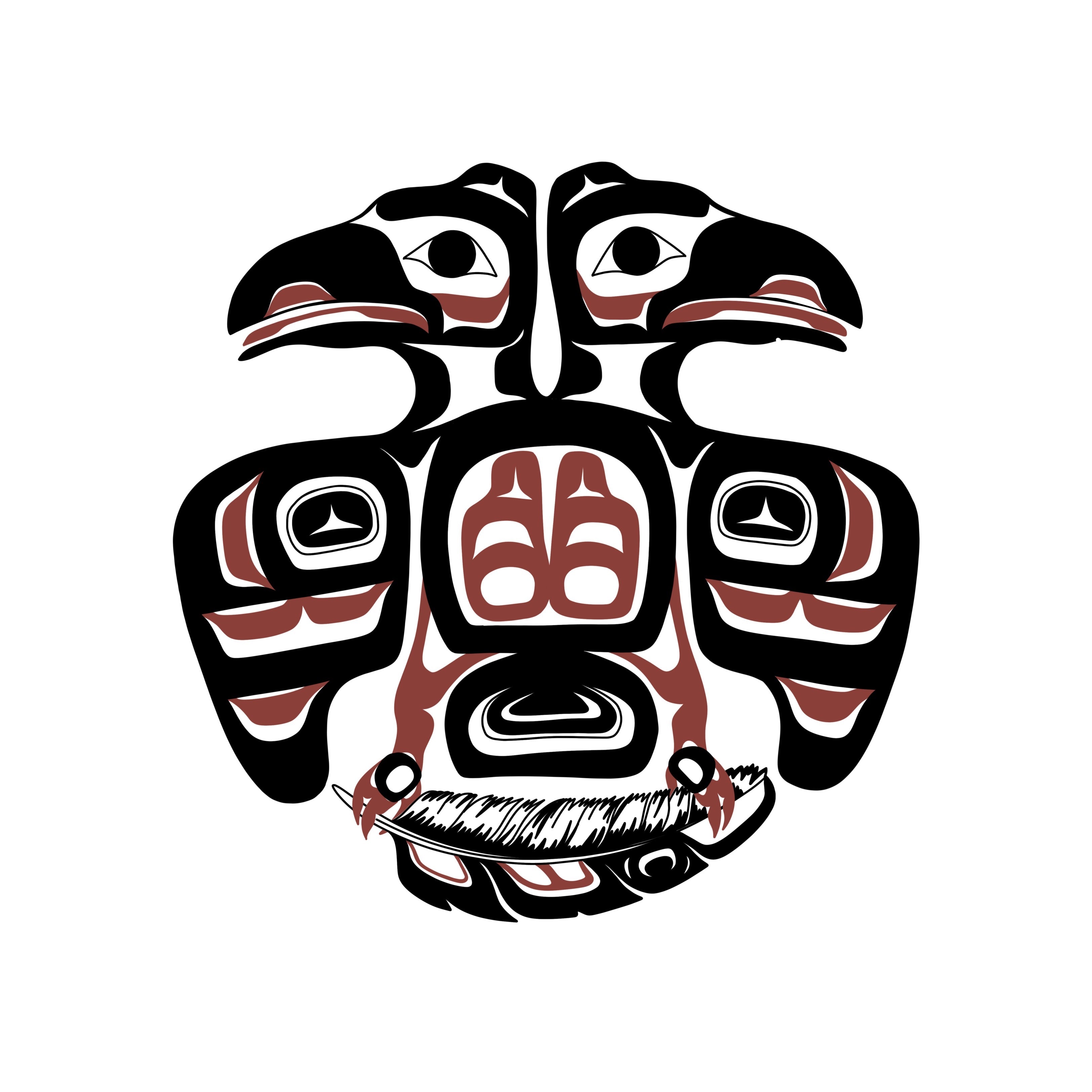 Split Raven Mini Print – Mt Juneau Trading Post